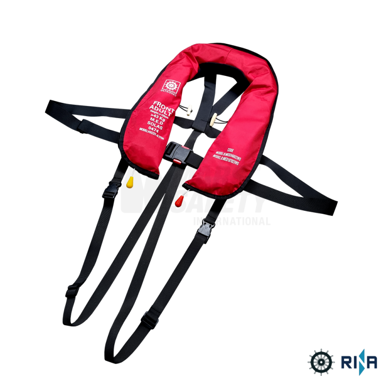Double Chamber Inflatable Life Jacket 275N (MED/SOLAS) - Mars Safety ...