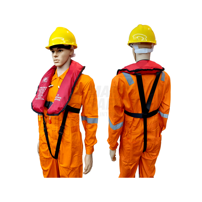 Double Chamber Inflatable Life Jacket 275N (MED/SOLAS) - Mars Safety ...